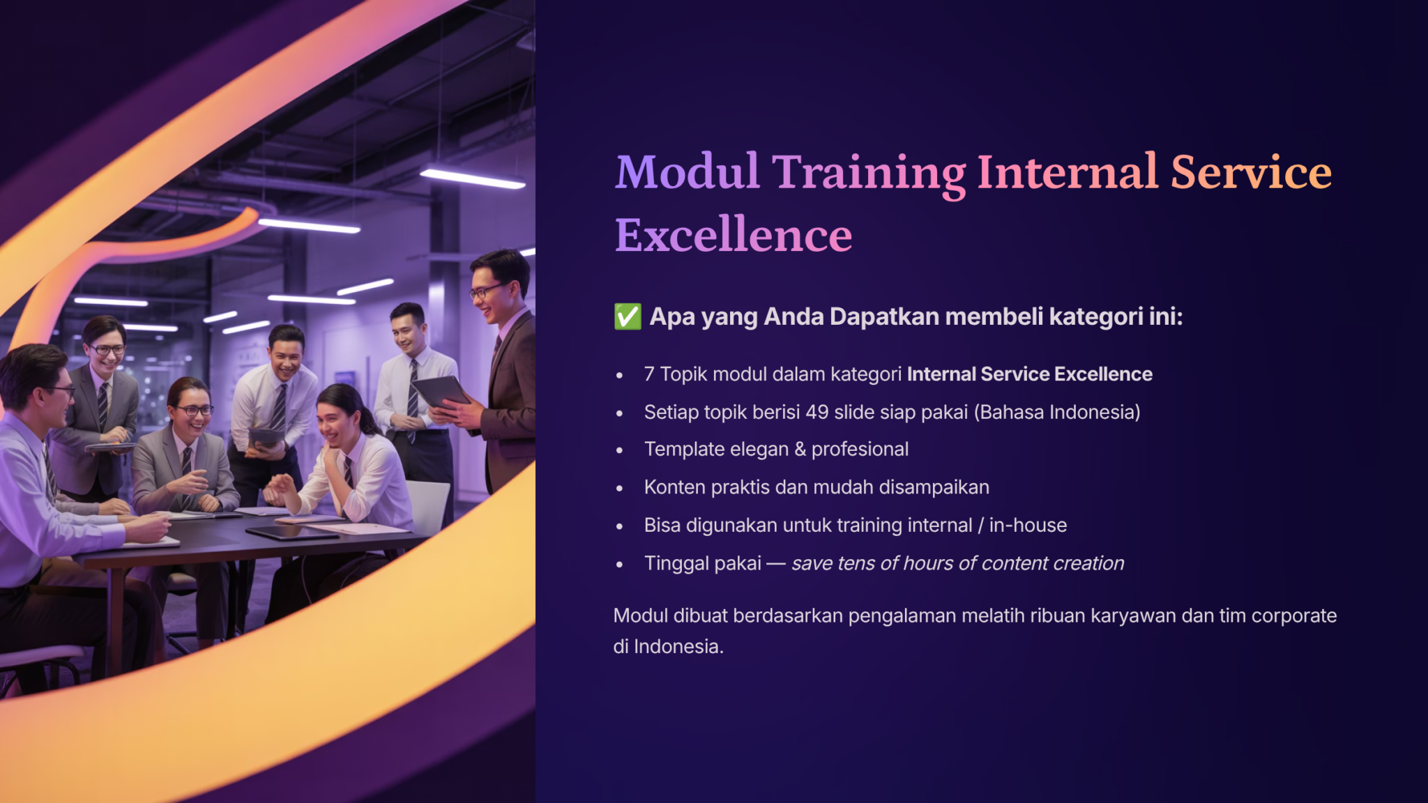 Internal Service Excellence – TRAINING SOFT SKILLS KARYAWAN PERUSAHAAN ...